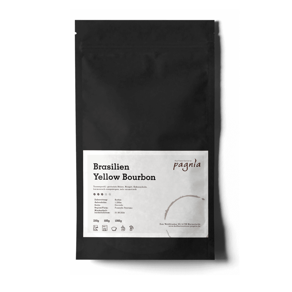 Brasilien Yellow Bourbon Kaffeeroesterei Pagnia